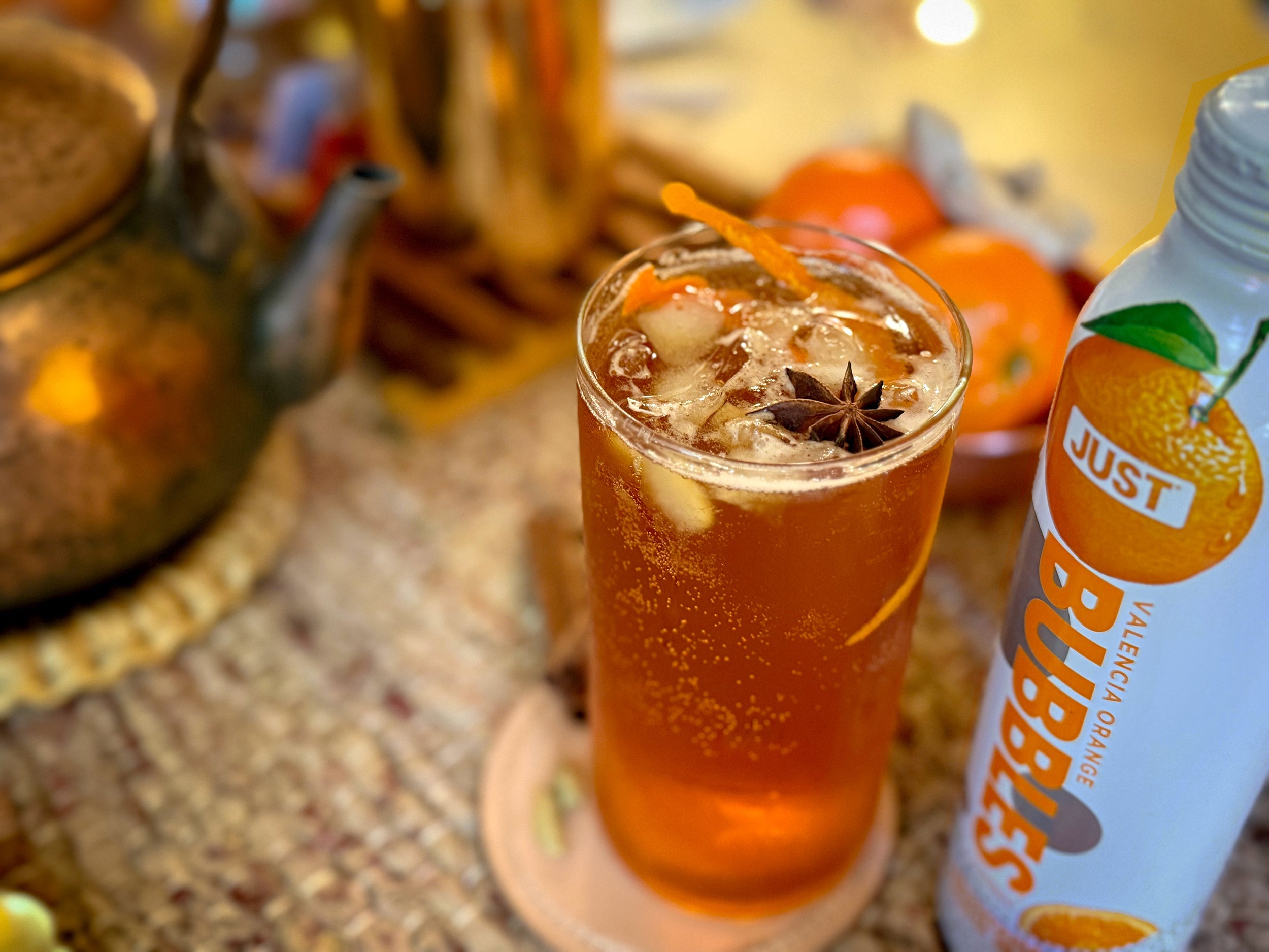 Spiced Sparkling Citrus Chai Tea – JUST WATER