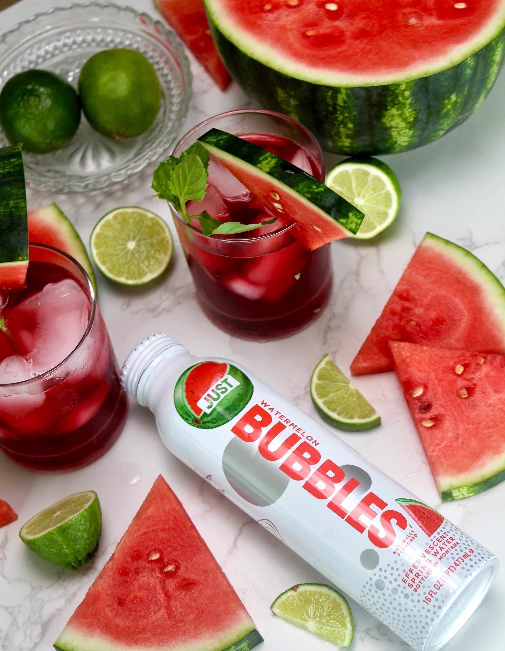 Watermelon Hibiscus Sparkling Iced Tea – JUST WATER