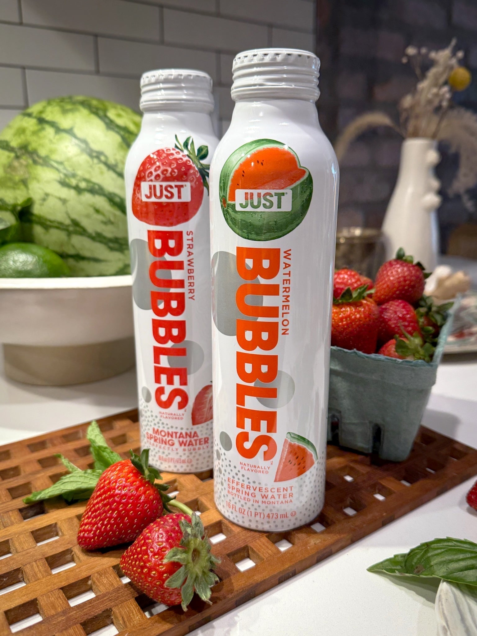 Sparkling Watermelon Strawberry Punch – JUST WATER