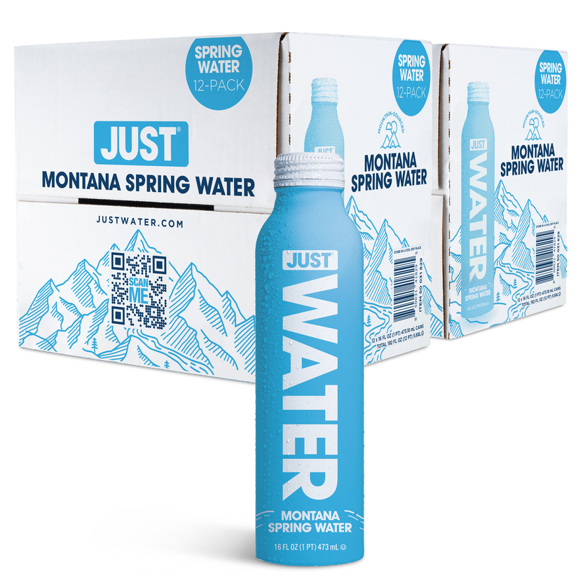 Spring Water -- 16 fl oz Aluminum | 24 Pack – JUST WATER