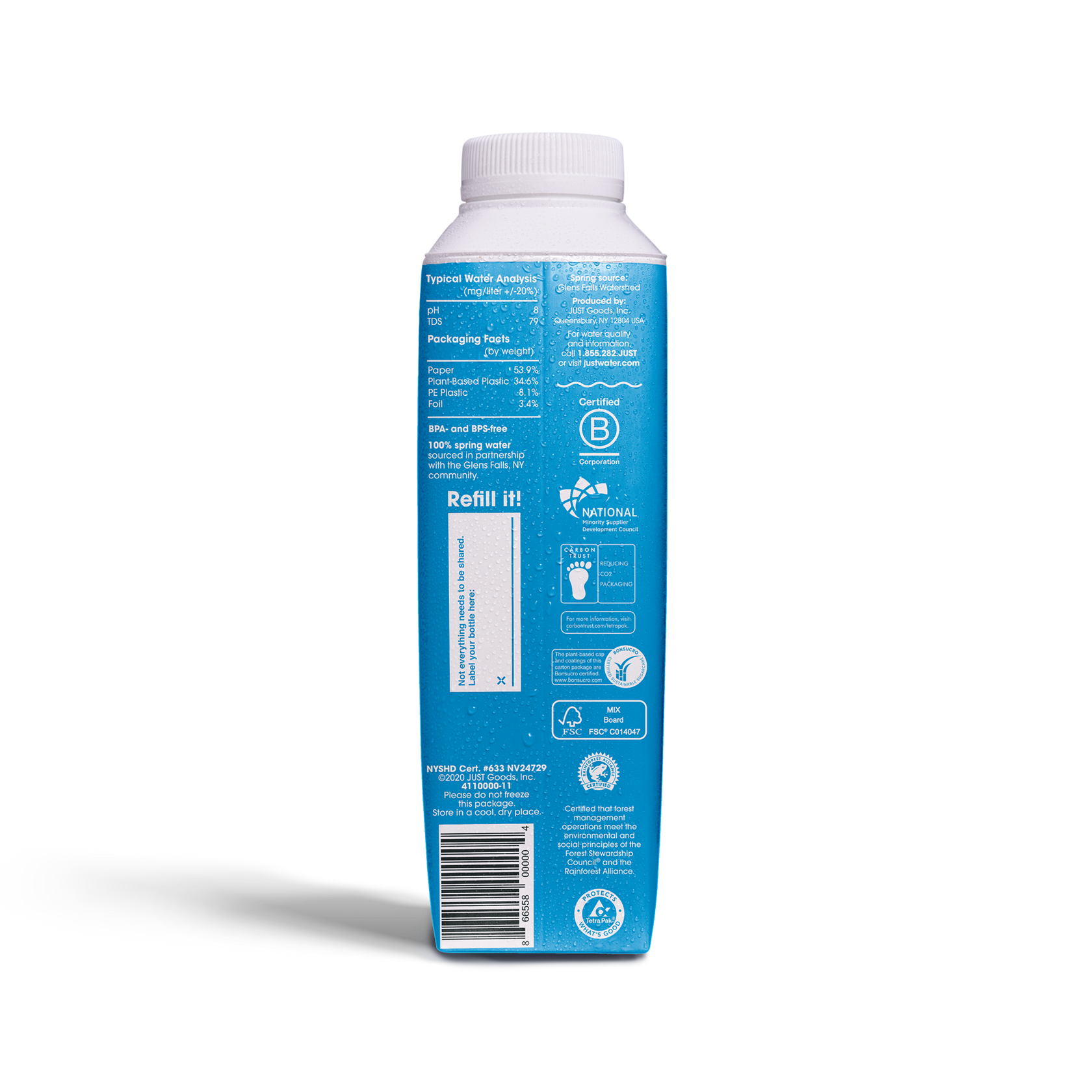 The Best Mountain-Sourced Spring Water – JUST WATER